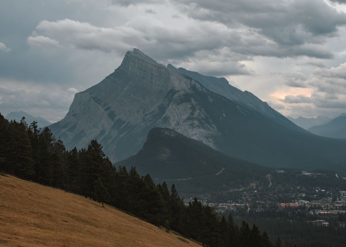 'Mount Rundle' Poster, picture, metal print, paint by Linus Tech Tips ...
