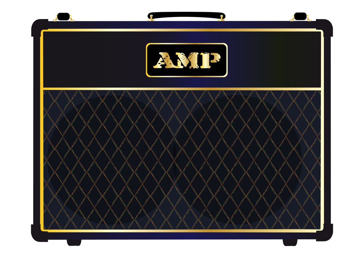 'Electric Guitar Amplifier' Poster, picture, metal print, paint by ...