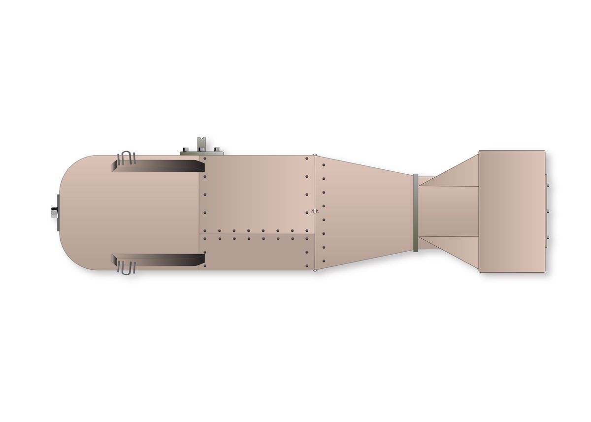 'Little Boy Atomic Bomb' Poster, picture, metal print, paint by ...