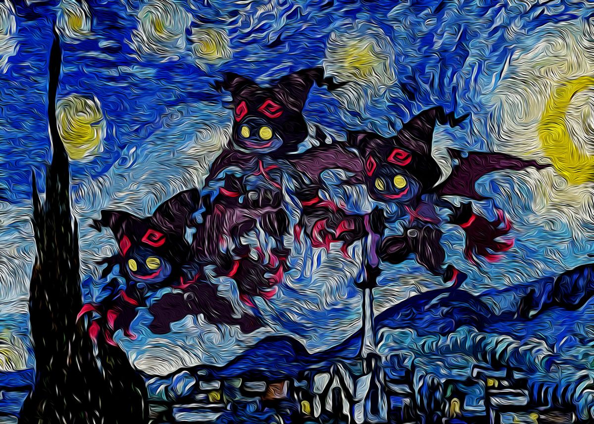 'Van Shadows' Poster, picture, metal print, paint by Freak Creator ...