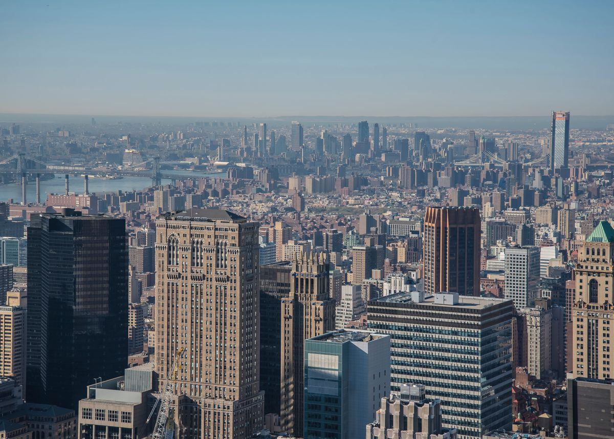 'Grey Harsh NYC' Poster, picture, metal print, paint by Create ...