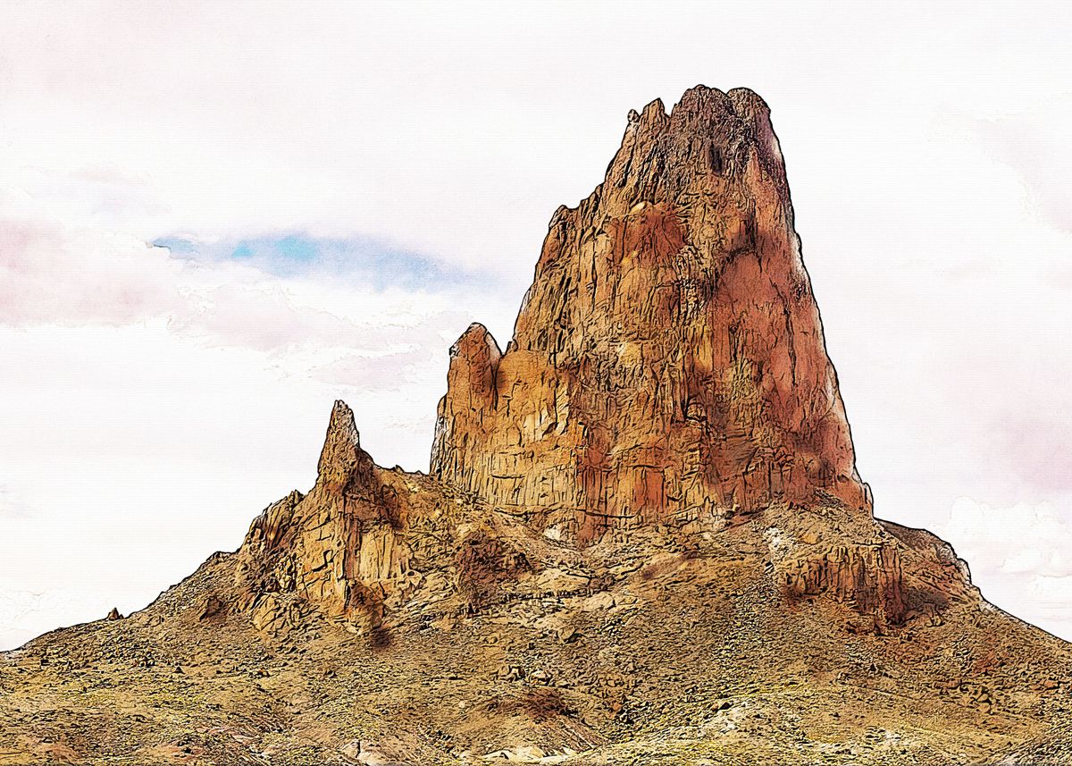 'Agatha Peak' Poster, picture, metal print, paint by Aaron Design ...