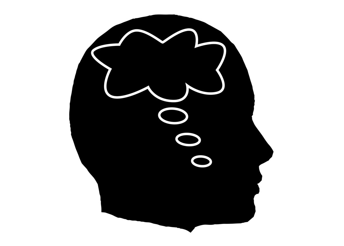 'Head Thought Bubble' Poster, picture, metal print, paint by HomeStead ...