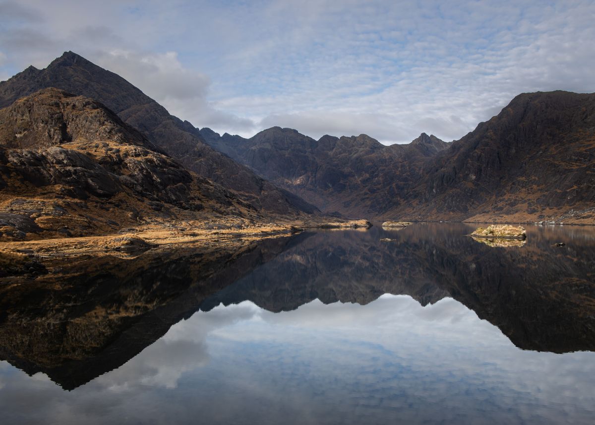 'Loch Coruisk' Poster, picture, metal print, paint by Formatura | Displate