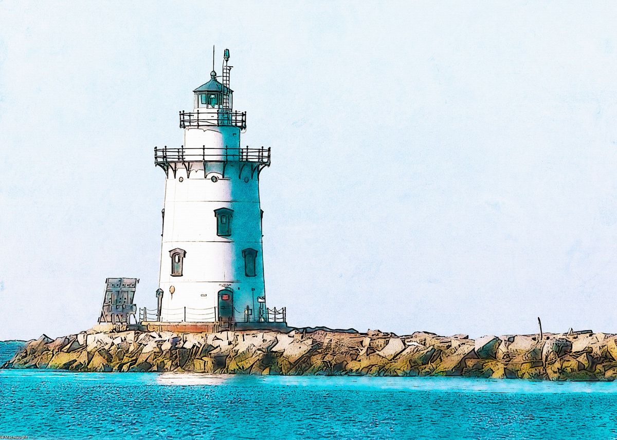 'Old Saybrook' Poster, picture, metal print, paint by Aaron Design ...