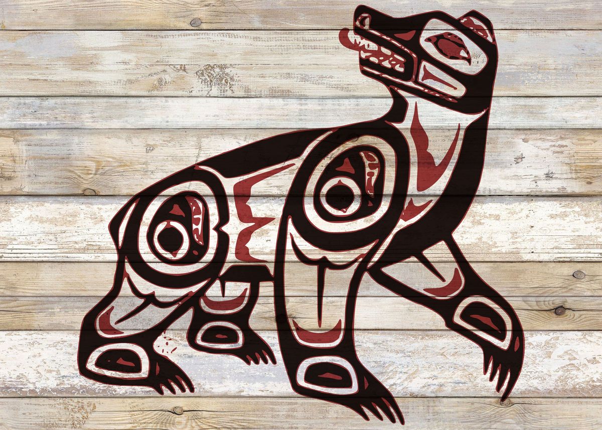 'Haida Nature Bear' Poster, picture, metal print, paint by Atomic ...