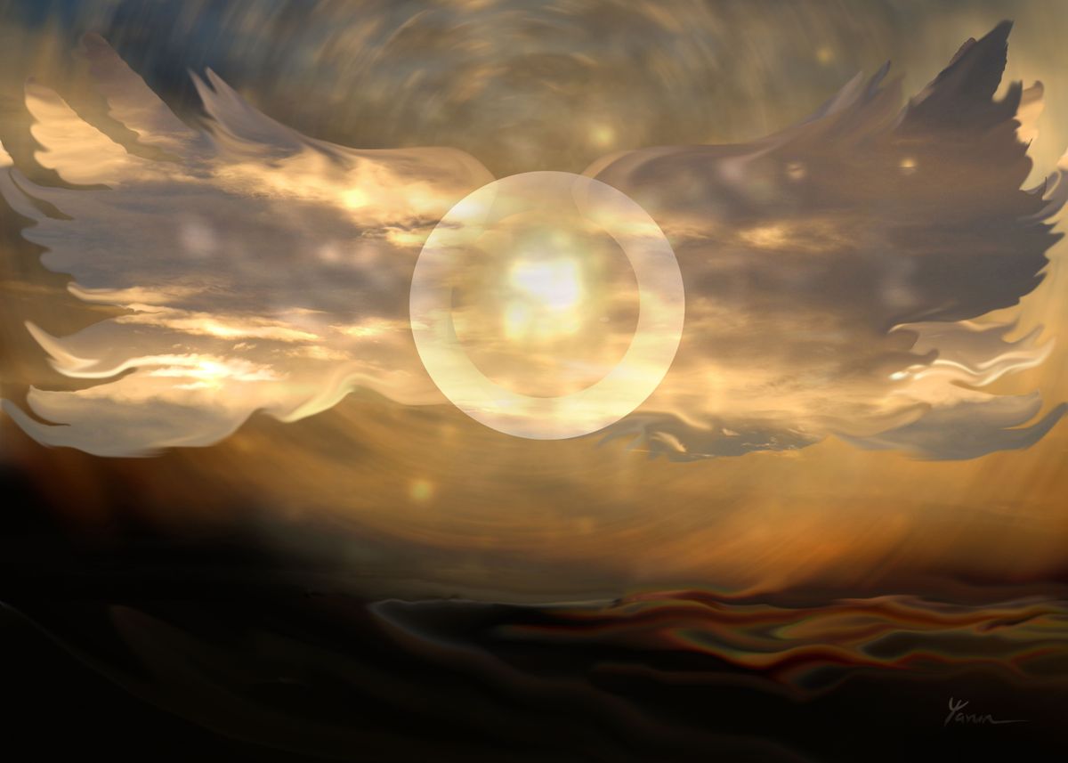 'Angel Holy' Poster by Tarun Cherian | Displate