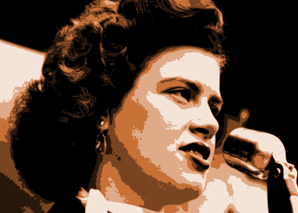 'Patsy Cline' Poster, picture, metal print, paint by Josh B | Displate