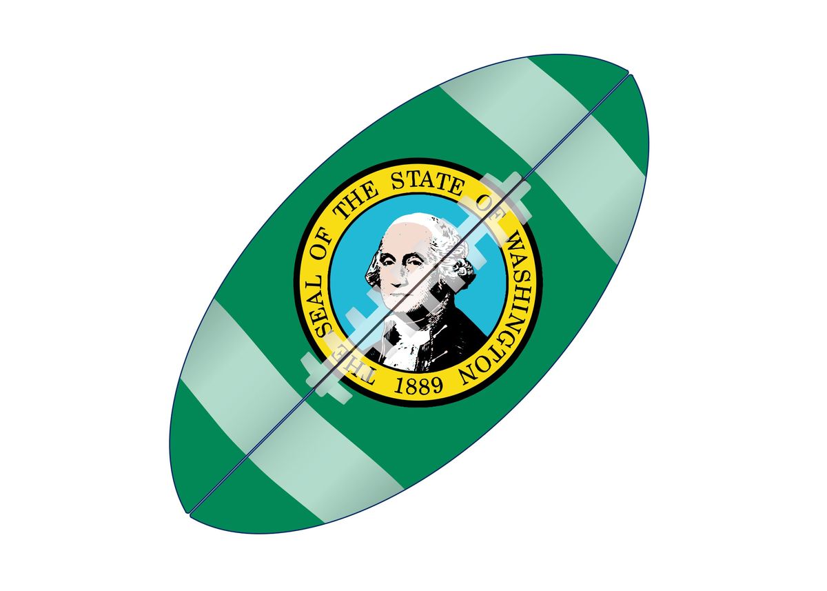 'Washington State Football' Poster, picture, metal print, paint by ...