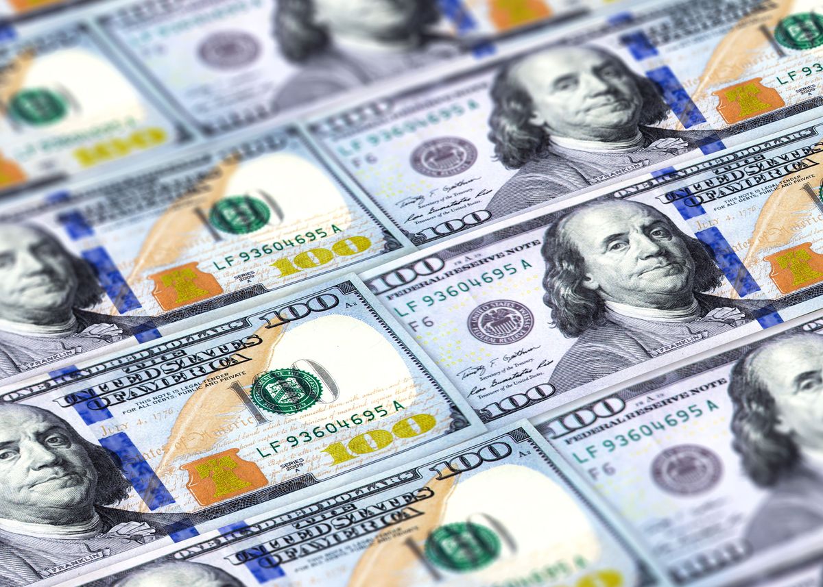 'US Dollar 100 Dollars USA' Poster by Maksym Kapliuk | Displate