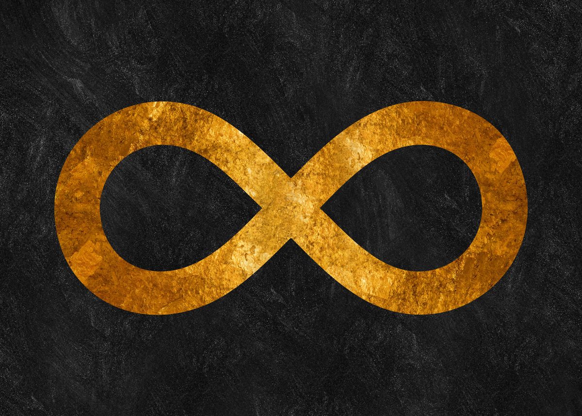 'infinity' Poster, picture, metal print, paint by SplashDesign | Displate