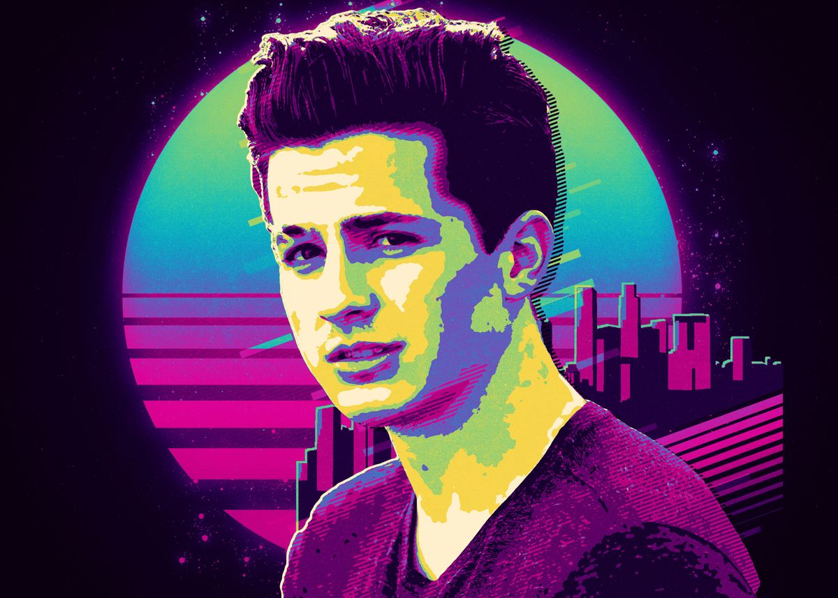 'Charlie Puth' Poster, picture, metal print, paint by Alex Mann | Displate