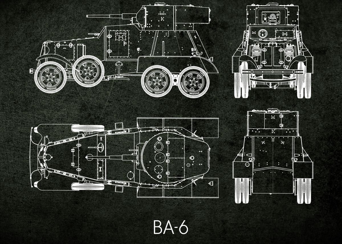 'BA6' Poster by Don Shop | Displate