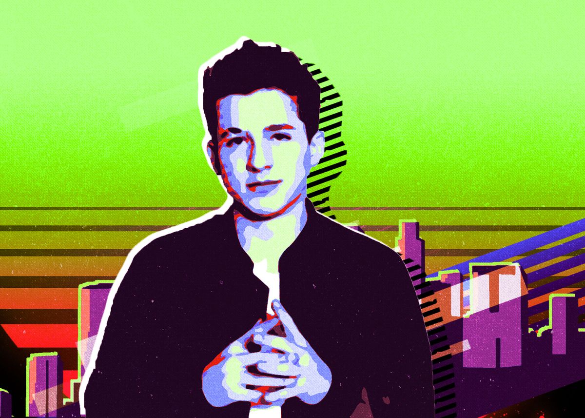 'Charlie Puth' Poster, picture, metal print, paint by Alex Mann | Displate