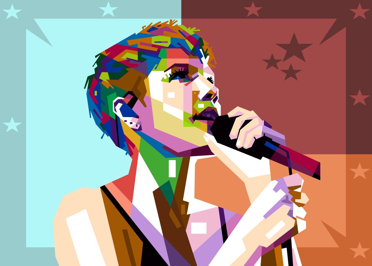 'HALSEY' Poster by baturaja vector | Displate
