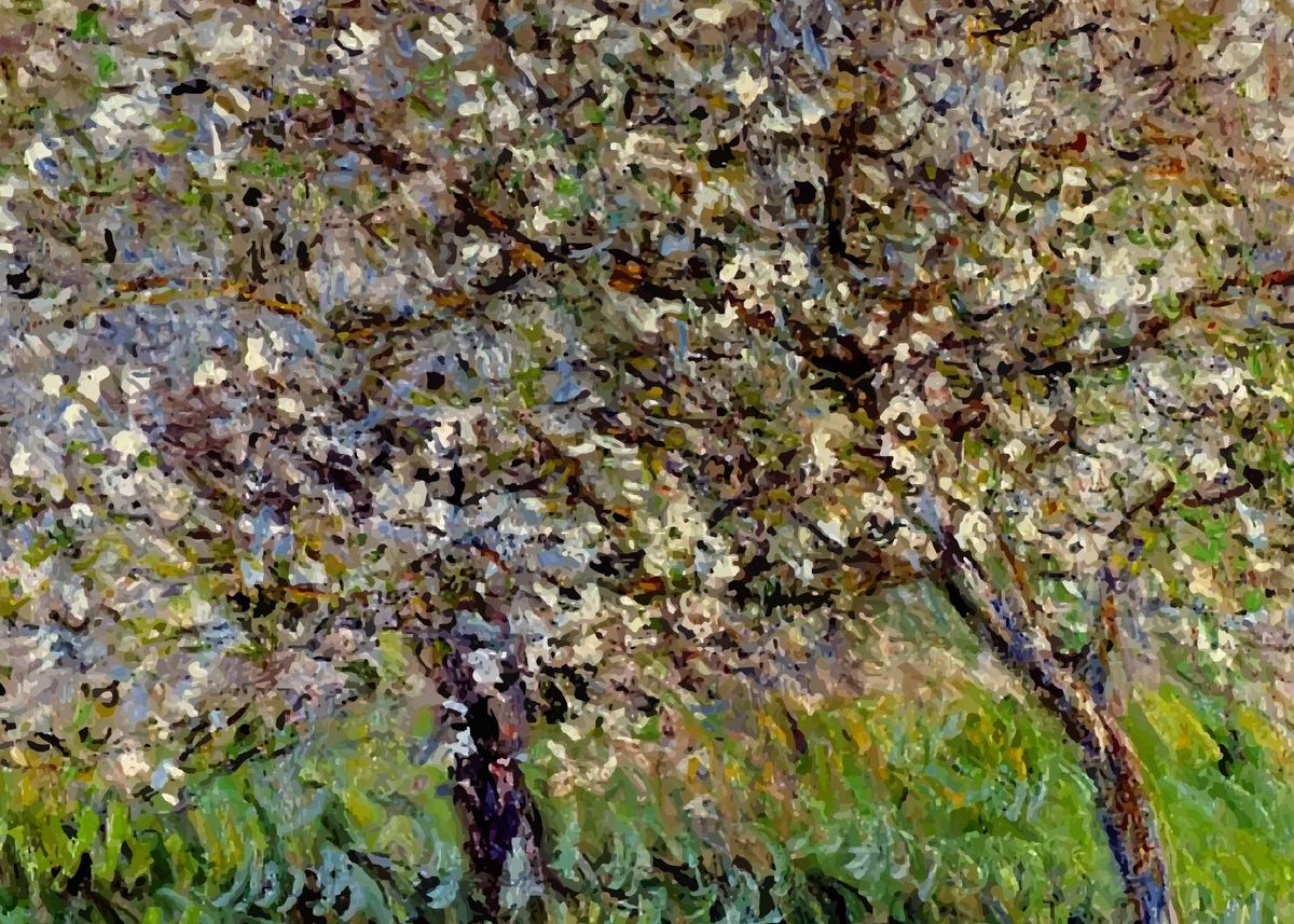 'Claude Monet Trees ' Poster, picture, metal print, paint by ArtGallery ...