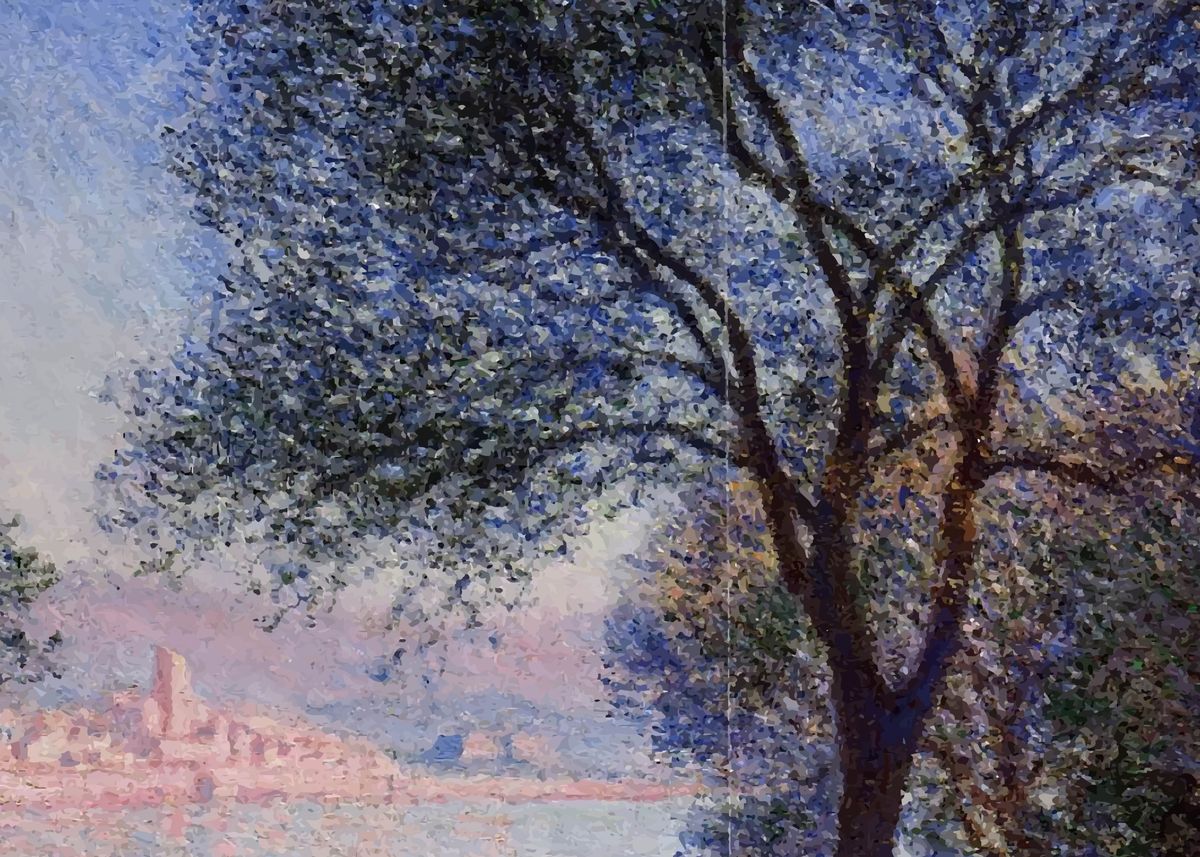 'Claude Monet Pink colors' Poster, picture, metal print, paint by ...