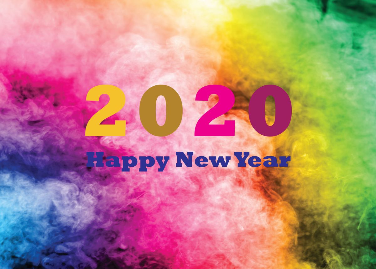 '2020 Colorful' Poster, picture, metal print, paint by Dian Nurdiansyah ...
