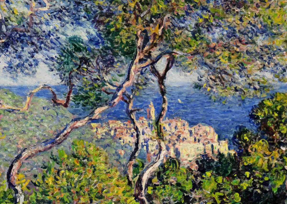 'Claude Monet Trees' Poster, picture, metal print, paint by ArtGallery ...