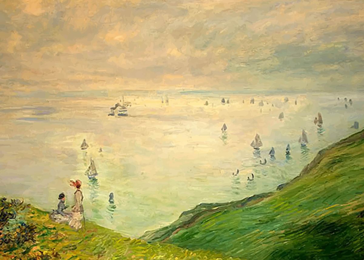 'Landscape Claude Monet ' Poster, picture, metal print, paint by ...