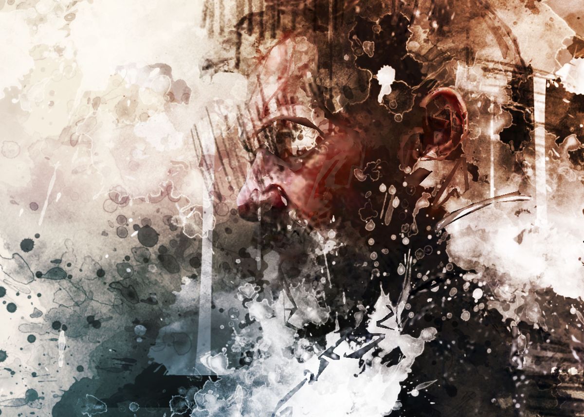 'Hugh Jackman' Poster by Alex Mann | Displate