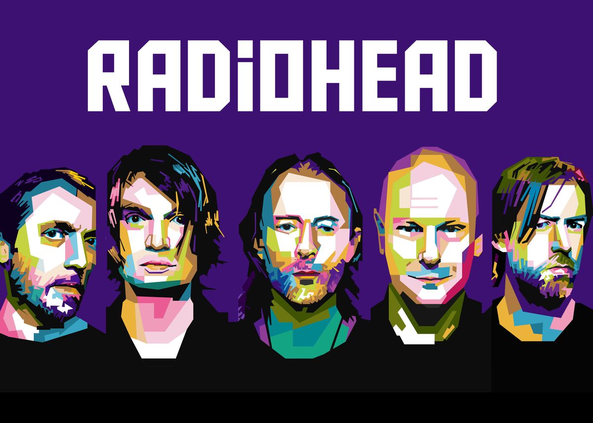 'radiohead poster' Poster by Muhammad Anas | Displate