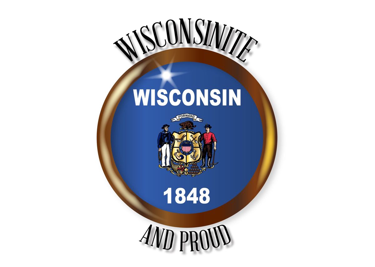 'Wisconsin Proud Flag' Poster by HomeStead Digital | Displate