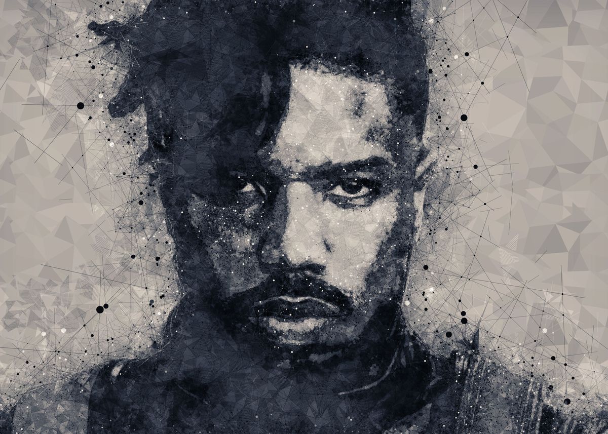 'Michael B Jordan' Poster, picture, metal print, paint by Alex Mann ...