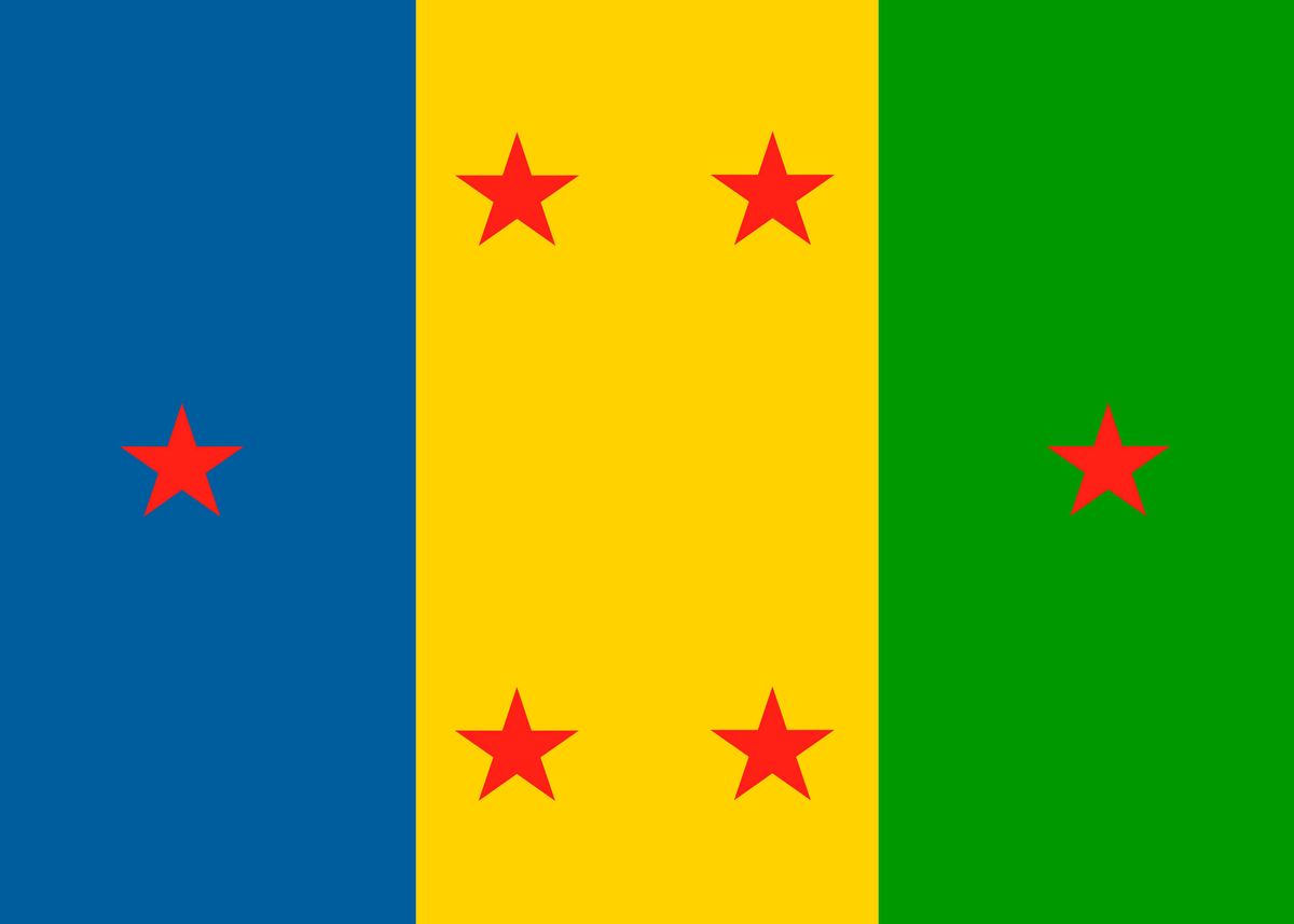 'Ogoni people flag' Poster by tony4urban | Displate