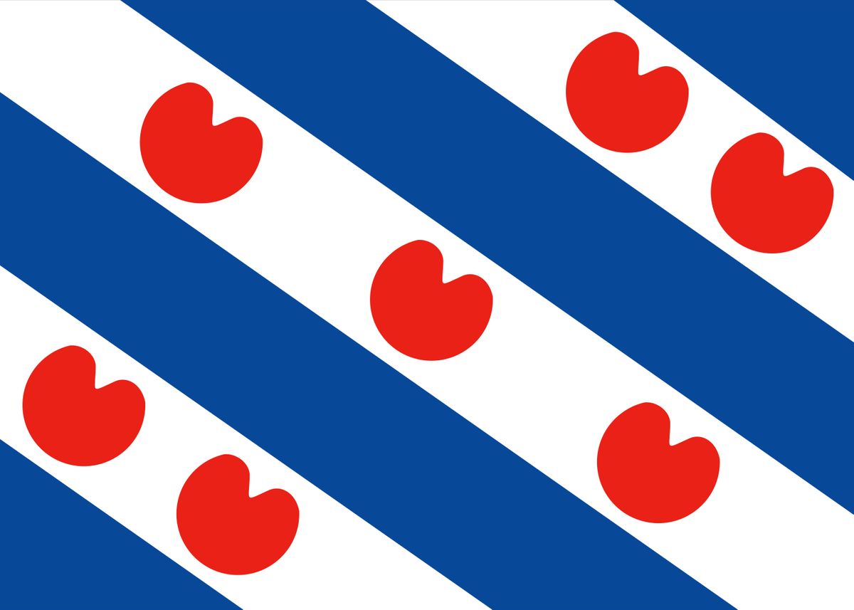 'Frisian flag' Poster, picture, metal print, paint by tony4urban | Displate