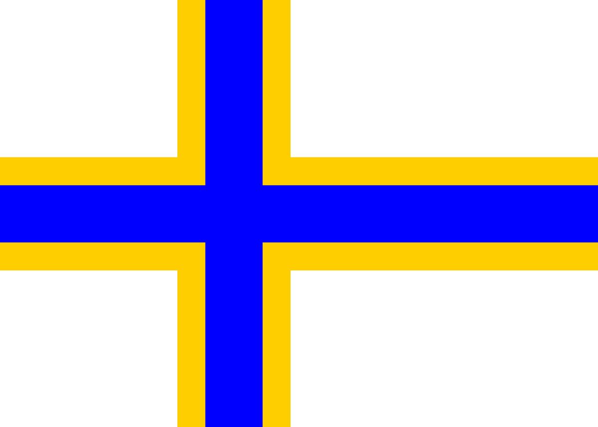 'Sweden Finns people flag' Poster, picture, metal print, paint by ...