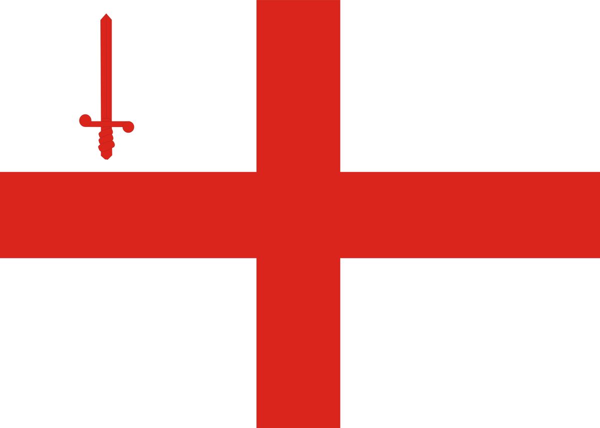 'london flag' Poster by tony4urban | Displate