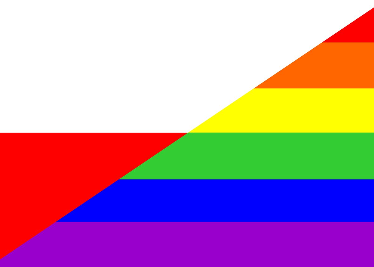 'poland gay flag' Poster, picture, metal print, paint by tony4urban ...