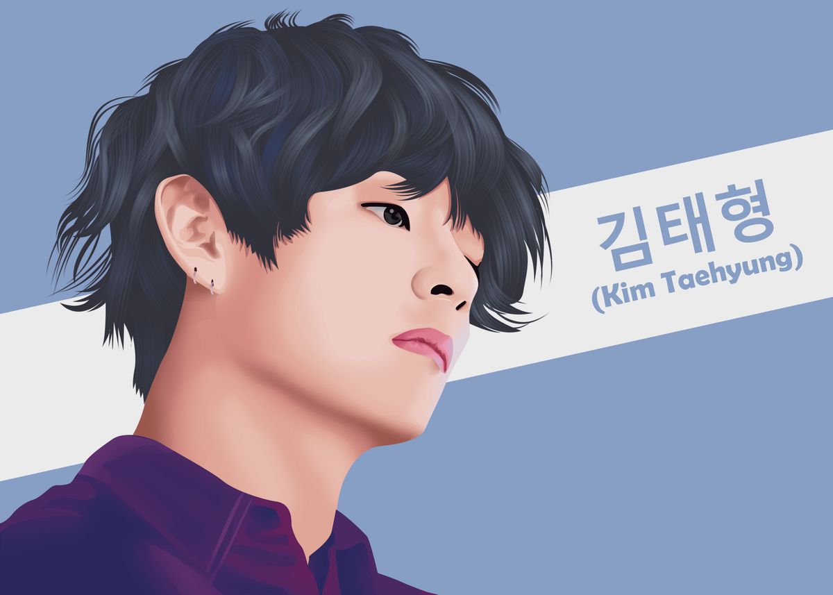 'V BTS' Poster by Yanto | Displate