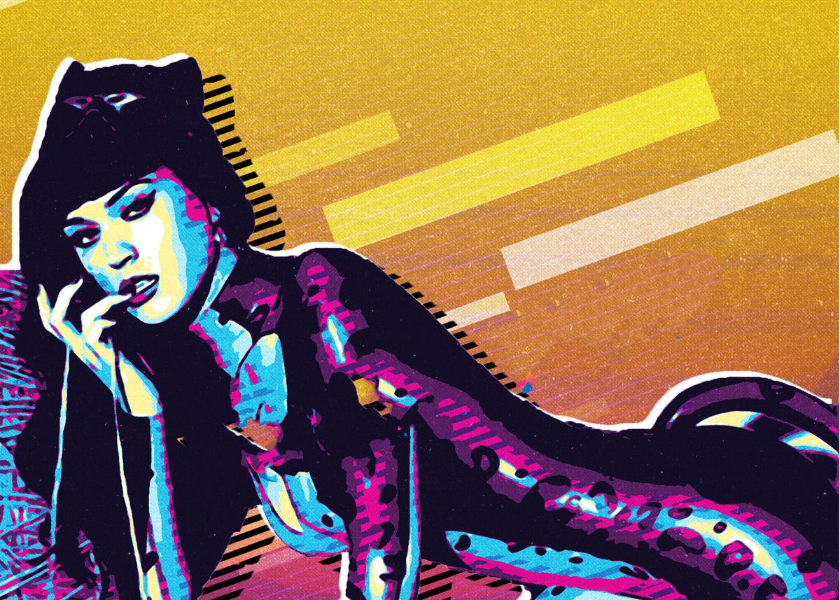 'Katy Perry' Poster, picture, metal print, paint by Alex Mann | Displate