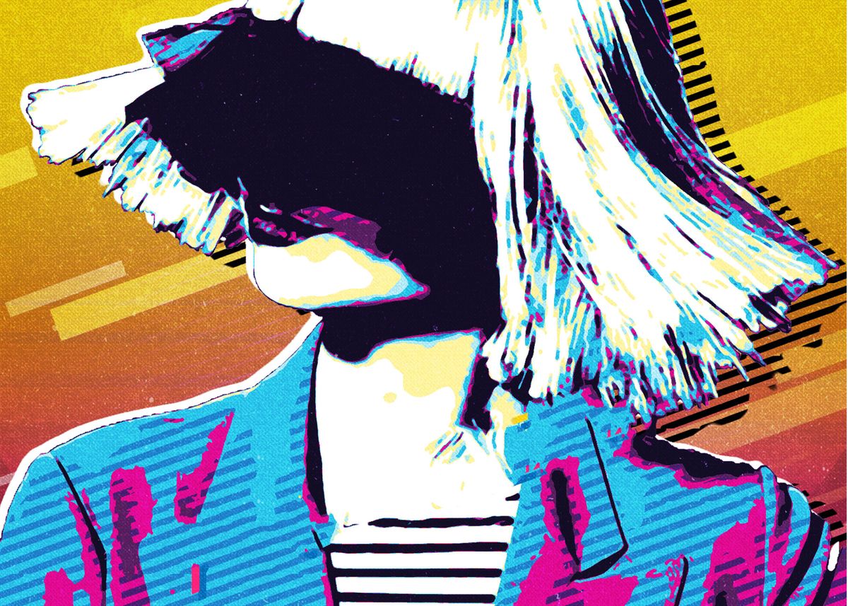 'Sia' Poster, picture, metal print, paint by Alex Mann | Displate