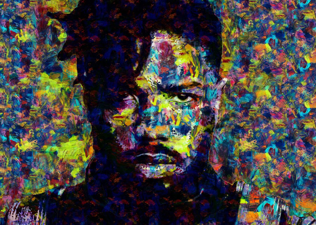 'Michael B Jordan' Poster, picture, metal print, paint by Alex Mann ...