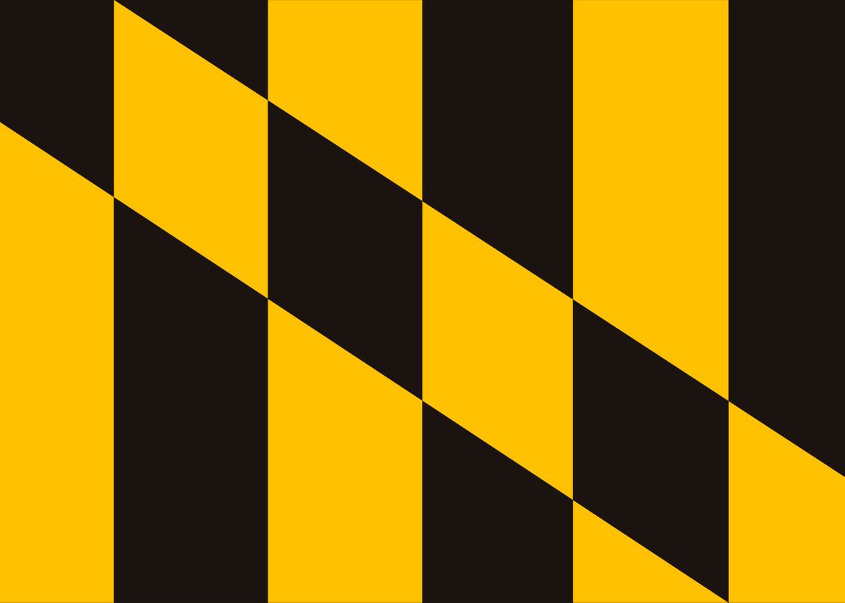 'baltimore flag' Poster, picture, metal print, paint by tony4urban ...