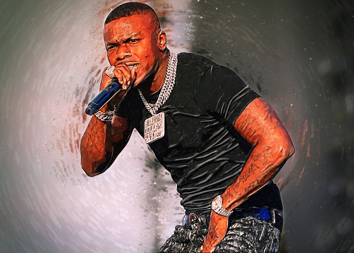 'DaBaby' Poster, picture, metal print, paint by SA KE | Displate