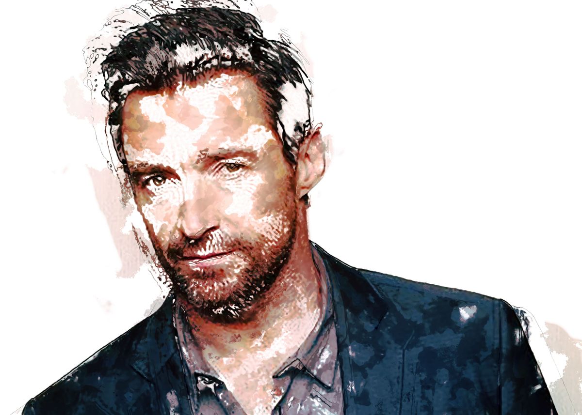 'Hugh Jackman' Poster by Alex Mann | Displate