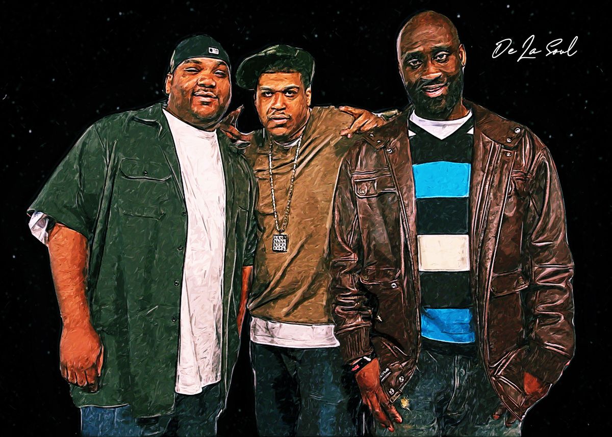 'De La Soul' Poster, picture, metal print, paint by SA KE | Displate