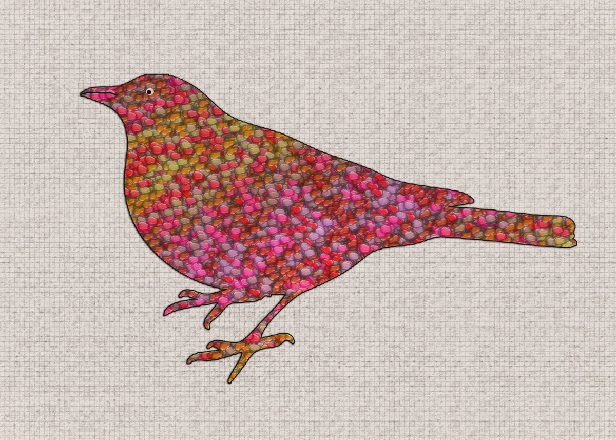 'Sparrow Bird' Poster by Bijish Habib | Displate