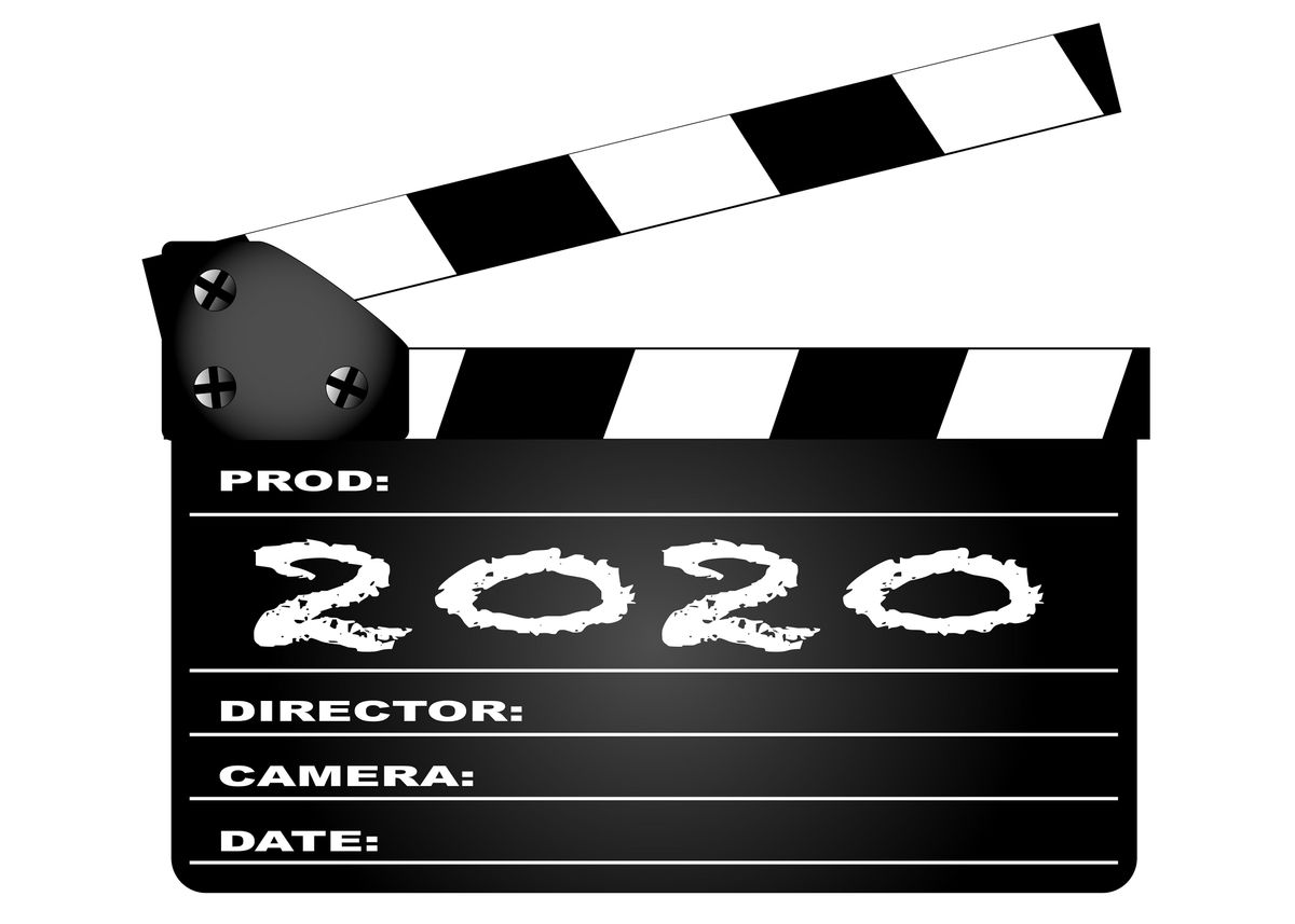 '2020 Clapper Board' Poster, picture, metal print, paint by HomeStead ...