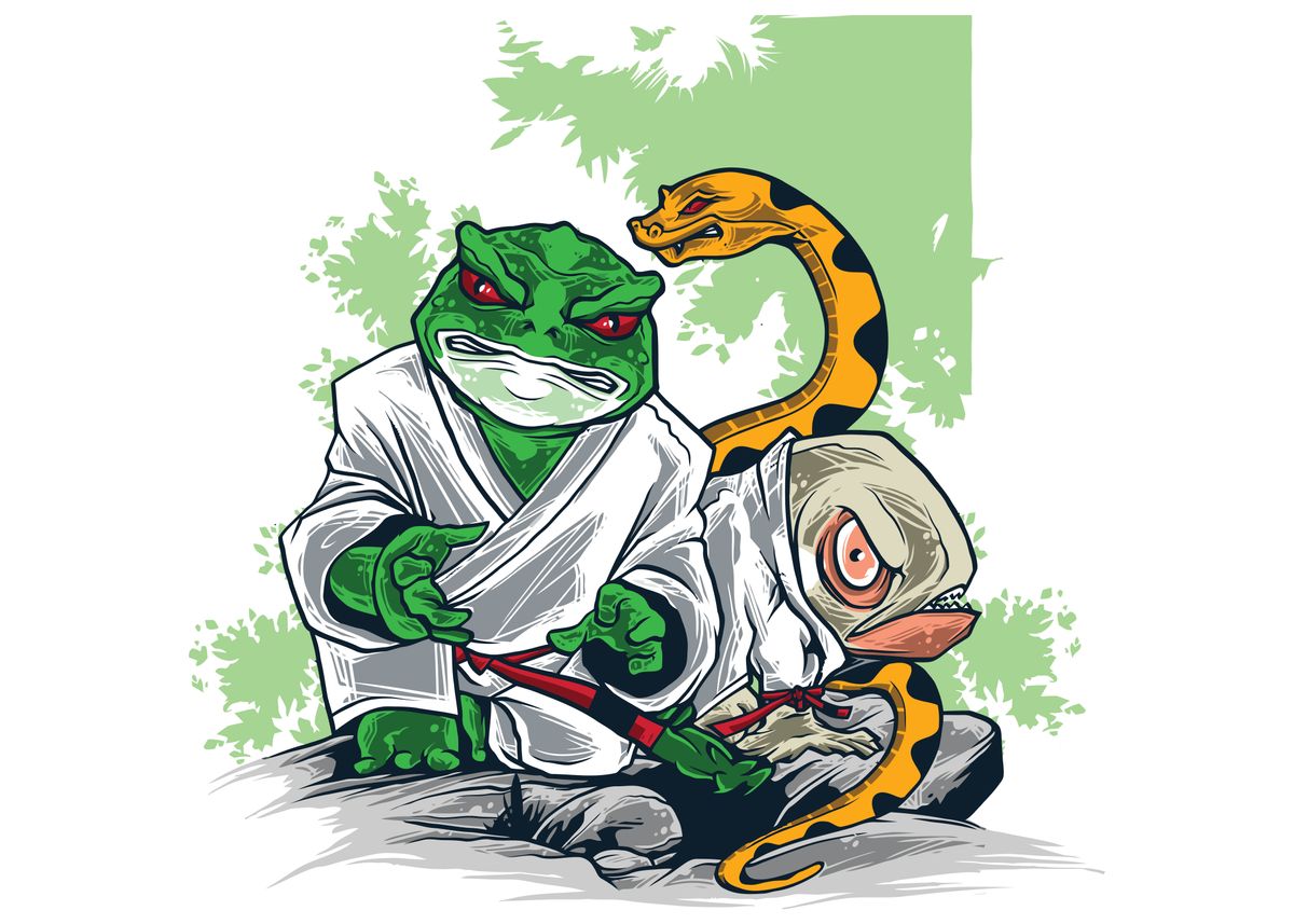 'Animal Gi' Poster, picture, metal print, paint by Chris Simmons | Displate