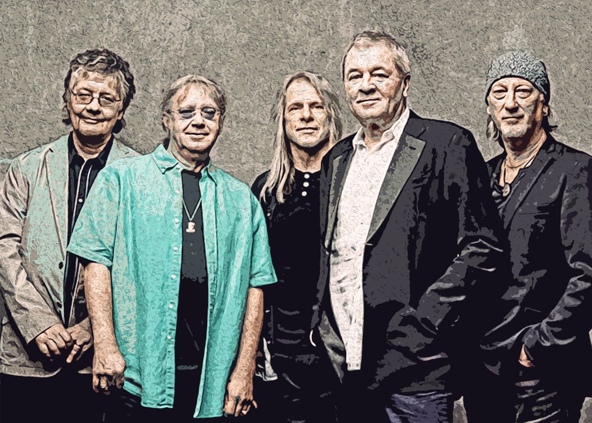 'Deep Purple' Poster by Dillon Holden | Displate