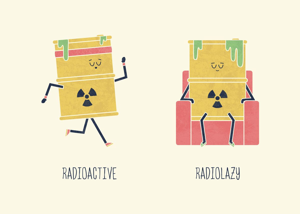 'Radioactive' Poster, picture, metal print, paint by Teo Zirinis | Displate