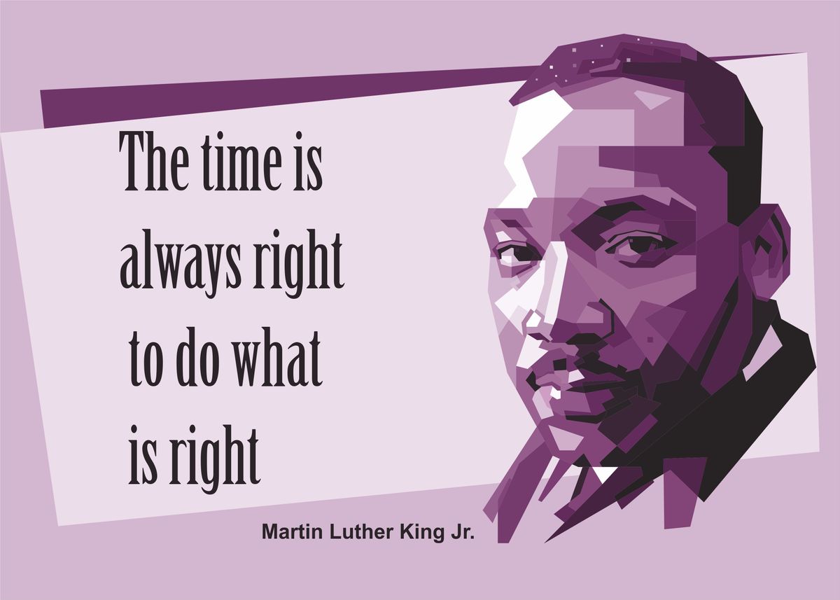 'martin luther jr quotes' Poster, picture, metal print, paint by yanis ...