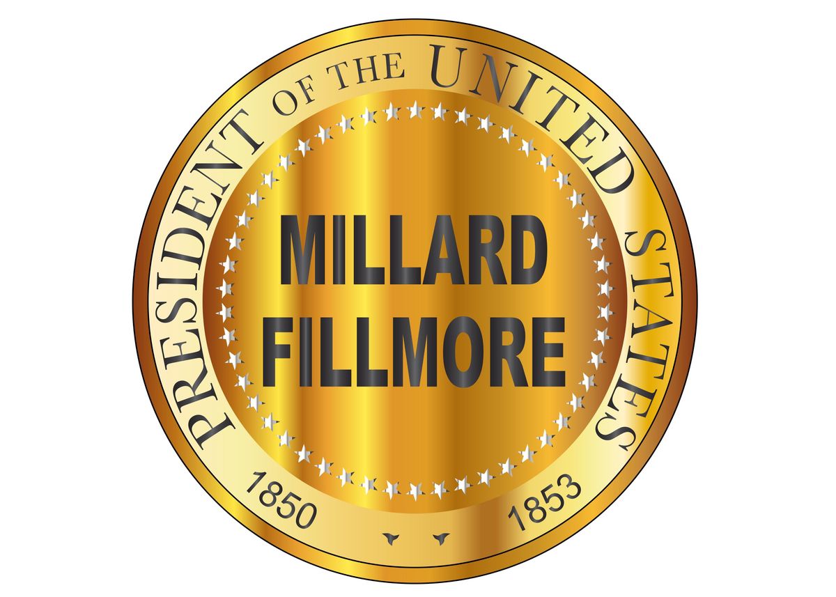 'Millard Fillmore Gold' Poster, picture, metal print, paint by ...