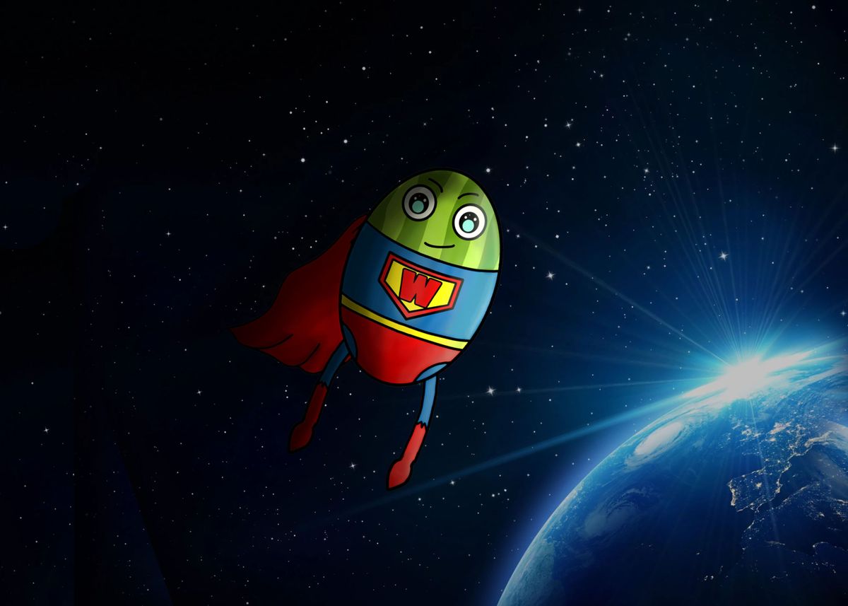 'Super Watermelon' Poster by aled96 Alessio | Displate