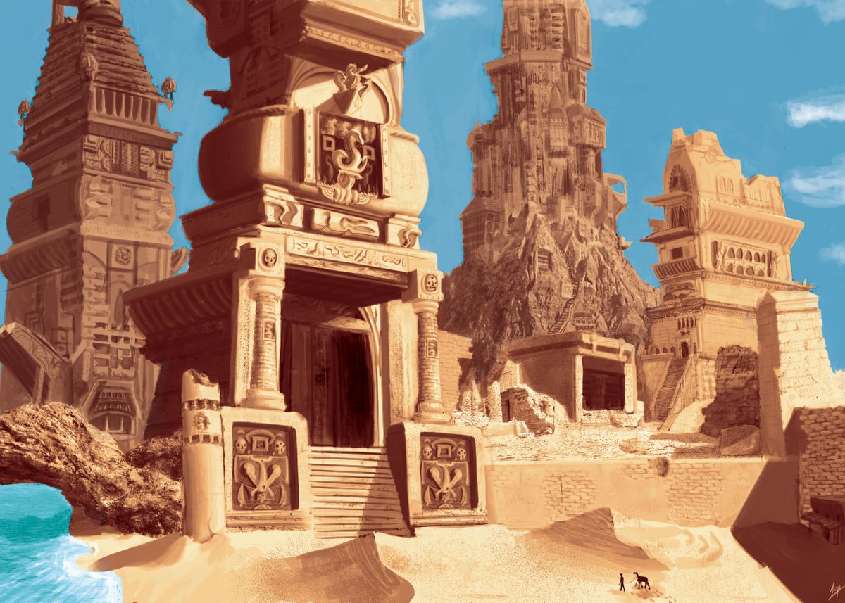 'Sands of Time' Poster, picture, metal print, paint by Dominic Lapi ...